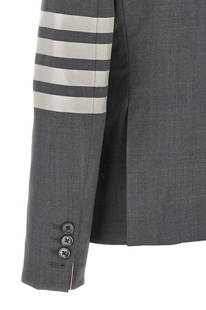 Thom Browne 4-bar Long Sleeve Blazer - Medium Gray