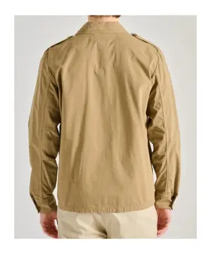 Aspesi Garment-dyed Military Shirt - Brown