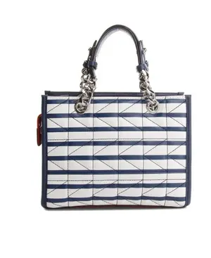 Karl Lagerfeld Color Block Logo Shoulder Bag