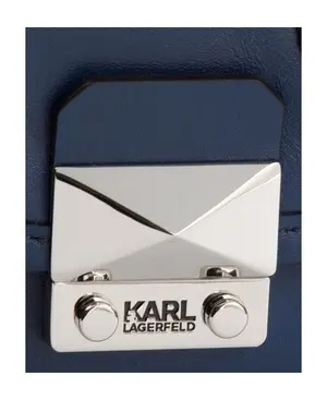 Karl Lagerfeld Color Block Logo Shoulder Bag