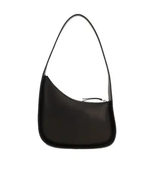 THE ROW Crescent Zip Shoulder Bag - Black