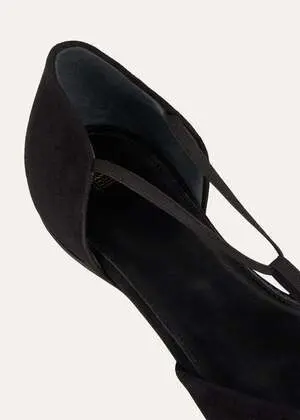 TOTEME Pointed Toe Ballet Flats