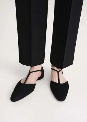 TOTEME Pointed Toe Ballet Flats