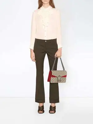 Gucci Dionysus Gg Supreme Shoulder Bag - Nude