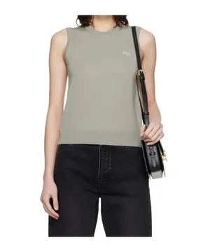 Maison Kitsuné Sleeveless Crew Neck Top