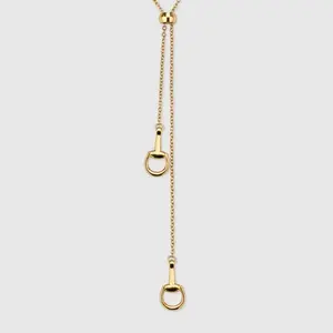 Gucci Horsebit 18k Pendant Necklace