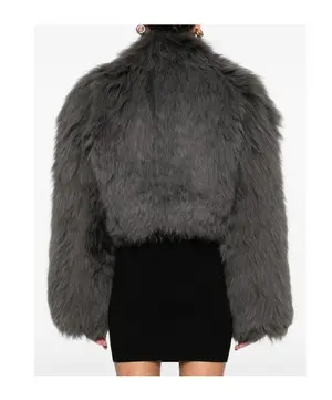 Alaïa Long-sleeved Fur Jacket - No