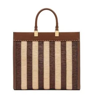 Fendi Sunshine Medium Tote Bag - Brown