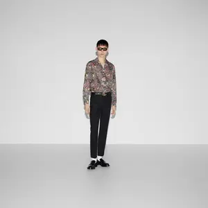 Gucci Punk Floral-print Cotton Shirt