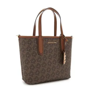 Michael Kors Logo Pattern Tote Bag With Removable Shoulder Strap