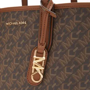 Michael Kors Logo Pattern Tote Bag With Removable Shoulder Strap
