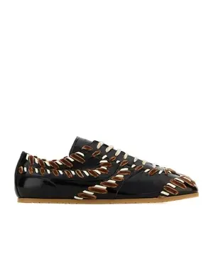 Dries Van Noten Embellished Lace-up Sneakers - Black