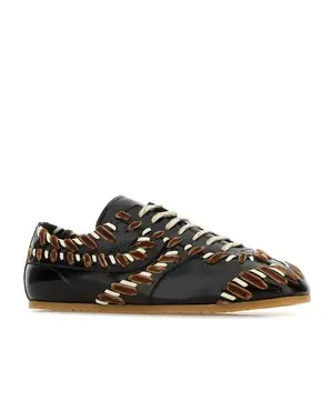 Dries Van Noten Embellished Lace-up Sneakers