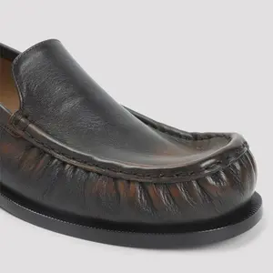 Dries Van Noten Square Toe Loafers