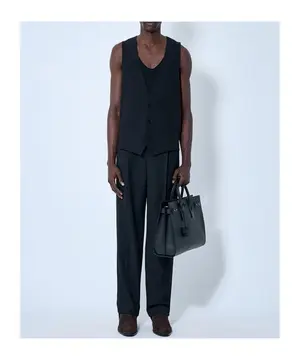 Saint Laurent V-neck Button-up Waistcoat