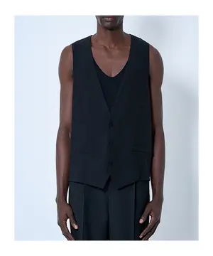 Saint Laurent V-neck Button-up Waistcoat