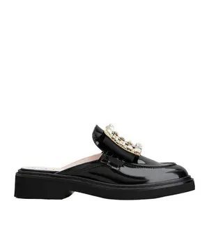 ROGER VIVIER Embellished Slip-on Mules
