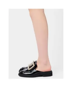 ROGER VIVIER Embellished Slip-on Mules