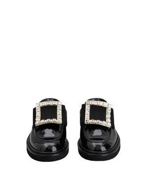 ROGER VIVIER Embellished Slip-on Mules