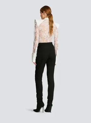 Balmain Wool Skinny-fit Trousers