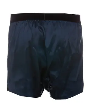 TOM FORD Logo-waistband Stretched Satin Boxers - Black