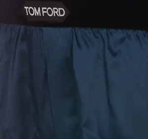 TOM FORD Logo-waistband Stretched Satin Boxers - Black