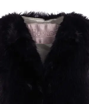 Herno Faux Fur Sleeveless Gilet