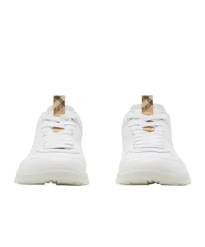 Burberry Matrix Lace-up Sneakers - Optic White