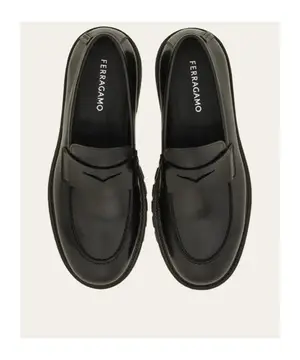 FERRAGAMO Leather Loafers