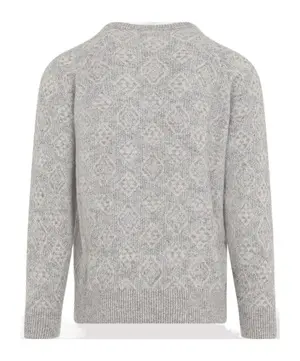 Brunello Cucinelli Patterned Crewneck Sweater