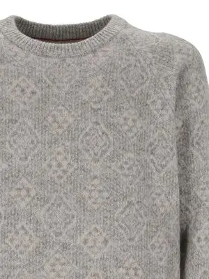 Brunello Cucinelli Patterned Crewneck Jumper
