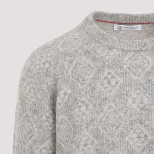 Brunello Cucinelli Patterned Crewneck Jumper