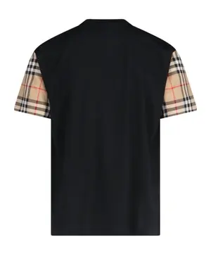 Burberry Vintage Checked Crewneck T-shirt - Black