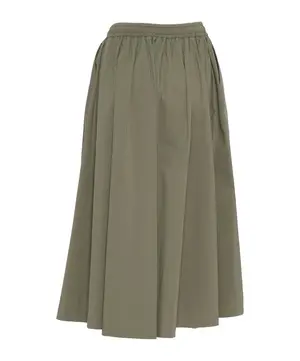 K-WAY Drawstring Pleat Detailed Skirt - Green