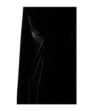 Saint Laurent Velvet Shawl Collar Blouse