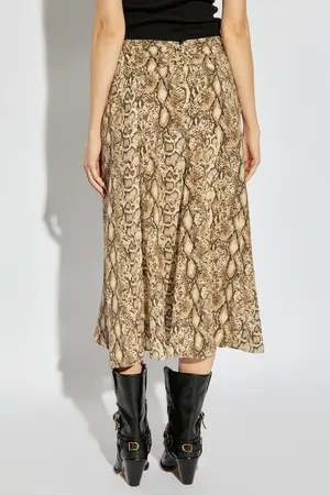 Isabel Marant Étoile Olena Draped Midi Skirt - Brown
