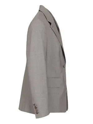 Max Mara Notched Lapel Blazer - Grey