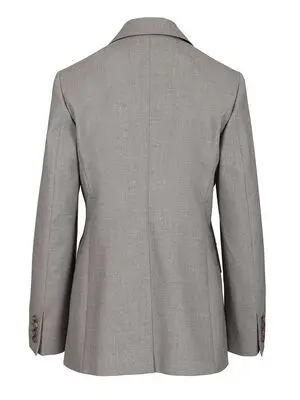 Max Mara Notched Lapel Blazer - Grey