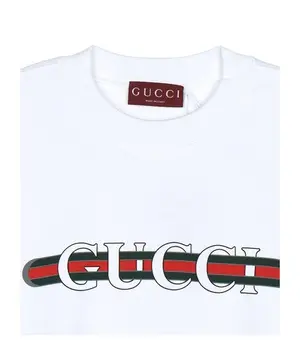 Gucci Logo Printed Jersey Sweatshirt