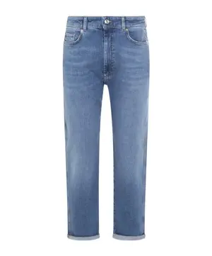 Sportmax Belt Loop Jeans - Blue