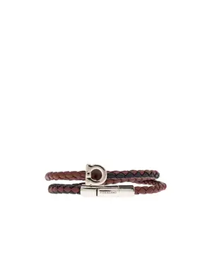 FERRAGAMO Gancini Bracelet - Red