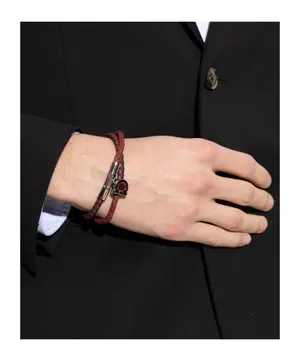 FERRAGAMO Gancini Bracelet - Red