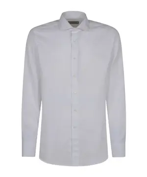 Canali Classic Long-sleeve Shirt - Gray