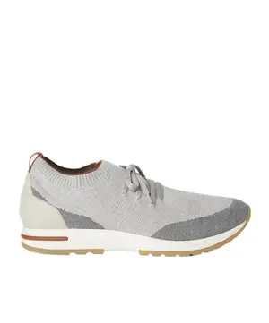 Loro Piana Flexy Walk Sneakers With Kummel Trim