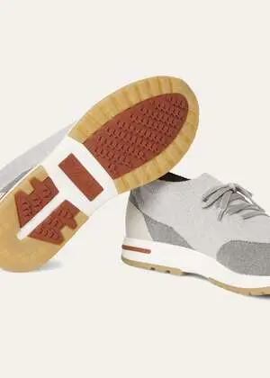 Loro Piana Flexy Walk Sneakers With Kummel Trim