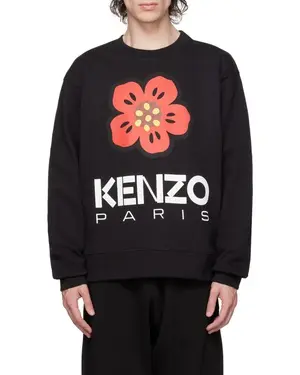 Kenzo Boke Flower Crewneck Sweatshirt - Black