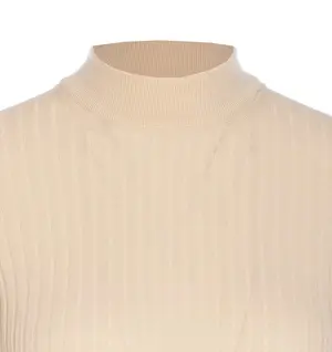 Fendi Short Sleeve Ribbed Sweater