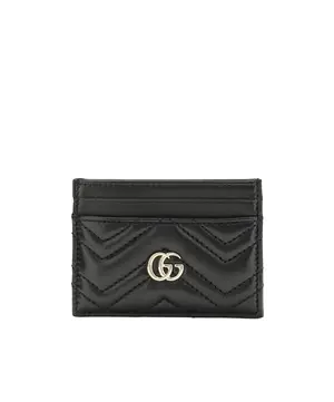 Gucci Gg Marmont Card Case - Black