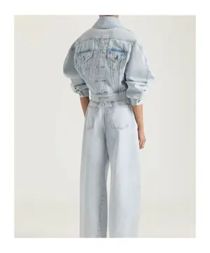 Givenchy Collared Button-up Denim Jacket