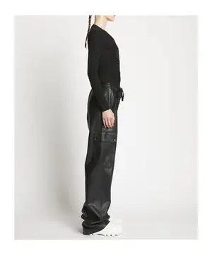 Proenza Schouler V-neck Crepe Top